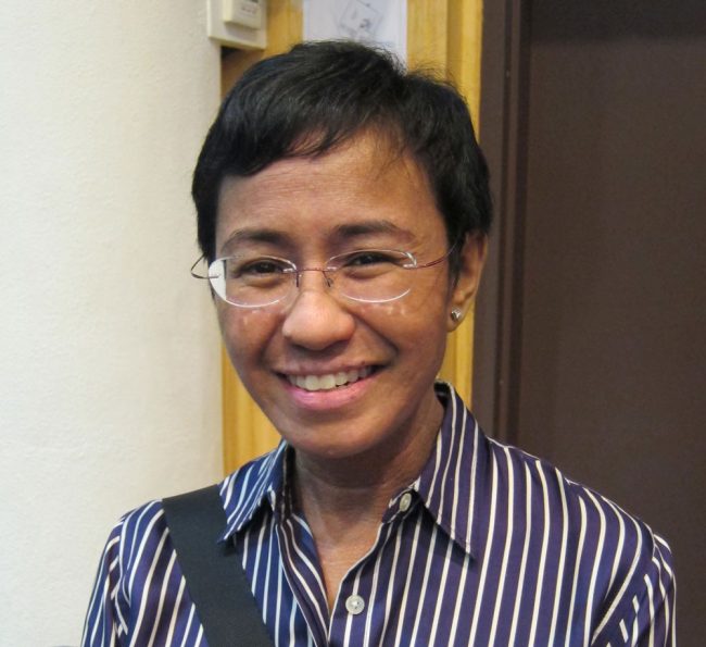 The Nobels: Maria Ressa Speaks Blogging to Power | FlaglerLive