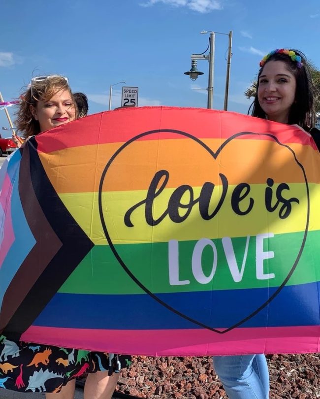Pride Flag Flies in Flagler Beach Rally in Protest of Florida's Latest ...