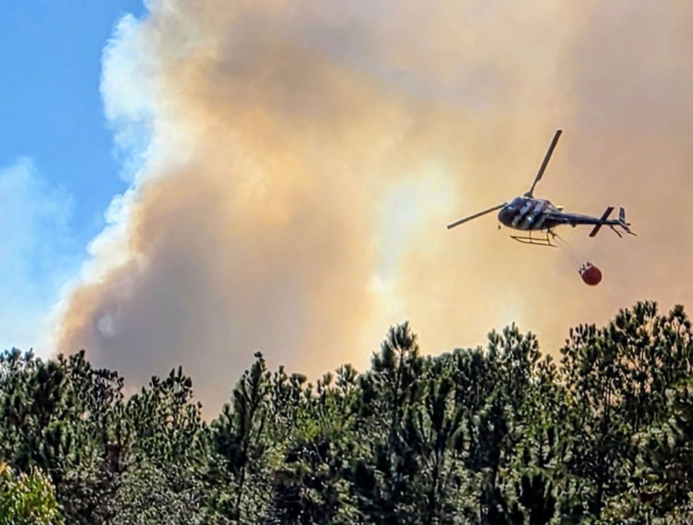 No Structures Lost in 170-Acre Flagler Wildfire Near US1